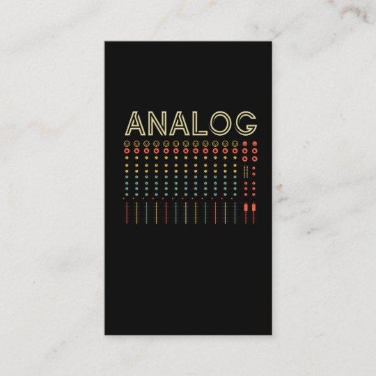Retro Modular Synthesizer Synthesizer Analog Synth Business Card ...