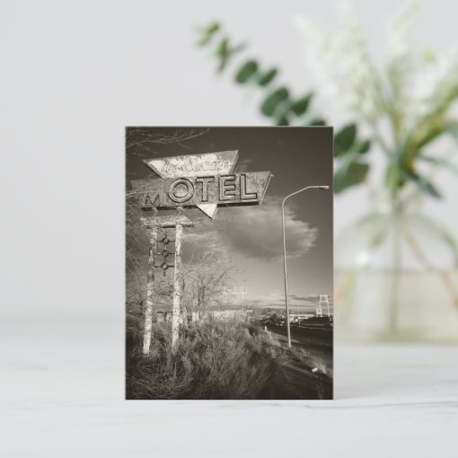 Retro Motel Postcard | Zazzle
