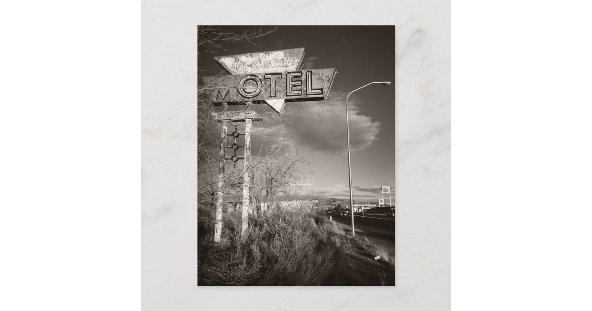 Retro Motel Postcard | Zazzle