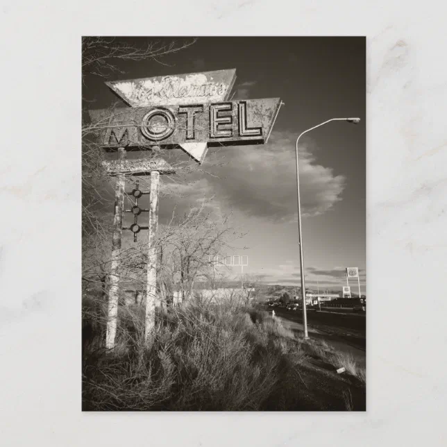 Retro Motel Postcard | Zazzle
