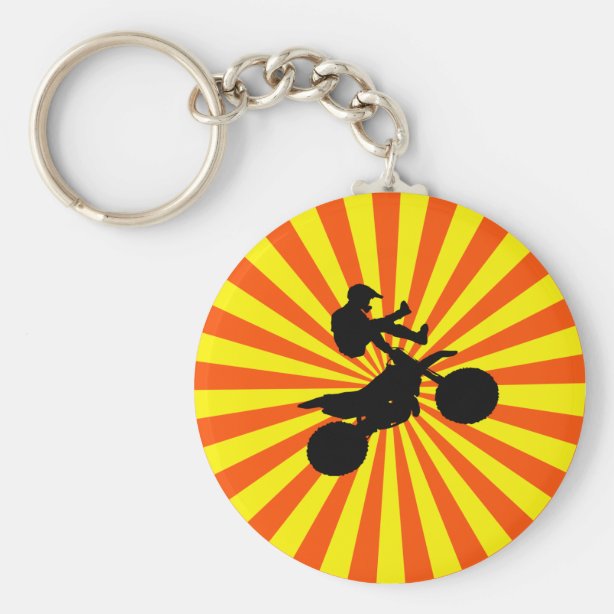 Dirt Bike Keychains - No Minimum Quantity | Zazzle