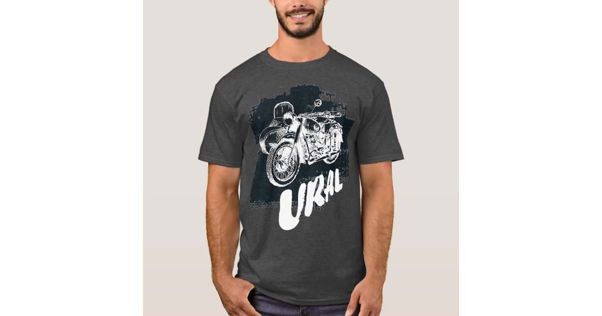 Retro Motorcycle Ural Vintage Sidecar Premium T-Shirt | Zazzle