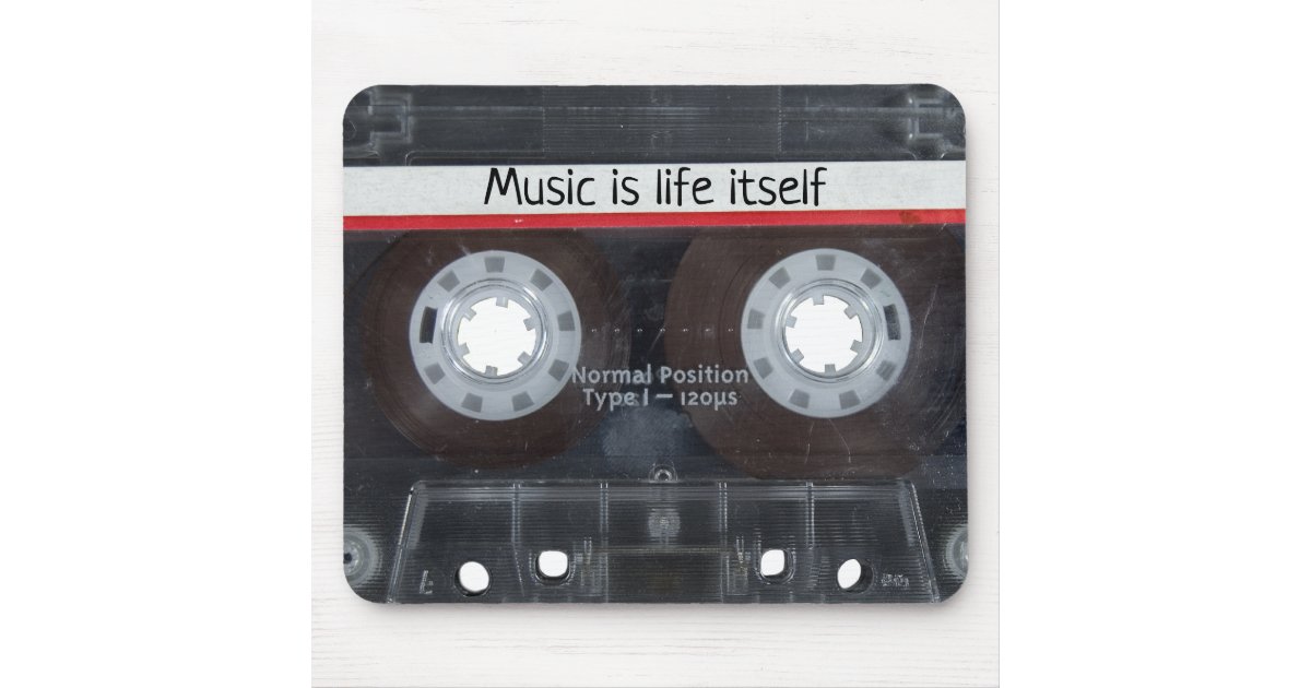 Retro Music Cassette Mouse Pad | Zazzle