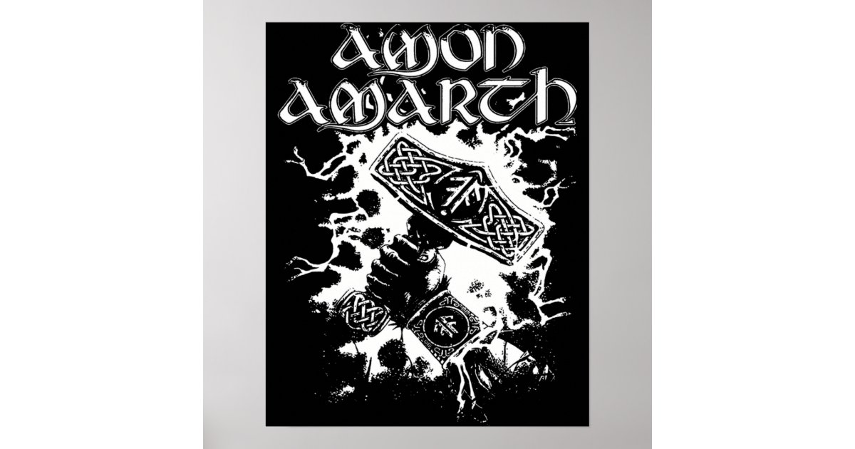 Retro Music Gift For Amon Amarth Love Fans Poster | Zazzle