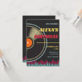 Retro Music Record vinyl Invitation | Zazzle