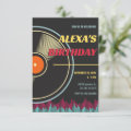 Retro Music Record vinyl Invitation | Zazzle