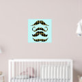 Retro Mustaches Poster | Zazzle