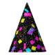 Retro Neon 80's Birthday Party Hat | Zazzle