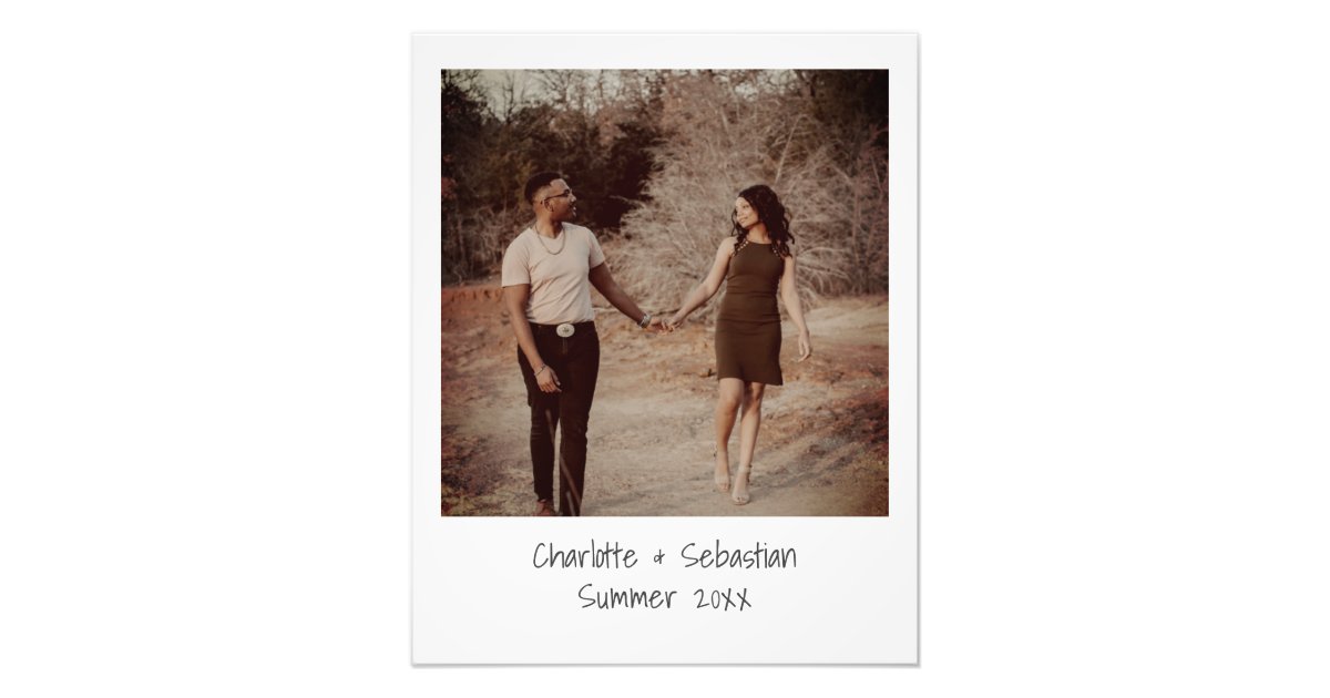 Retro Old Instant Faded Filter Photo Personalized | Zazzle