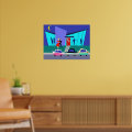 Retro Open House Party Poster | Zazzle