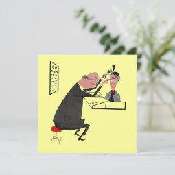 Retro Optometrist's Graduation Party Or Invitation | Zazzle