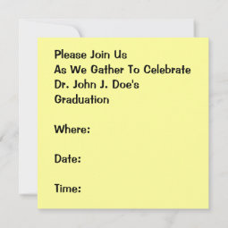 Retro Optometrist's Graduation Party Or Invitation | Zazzle