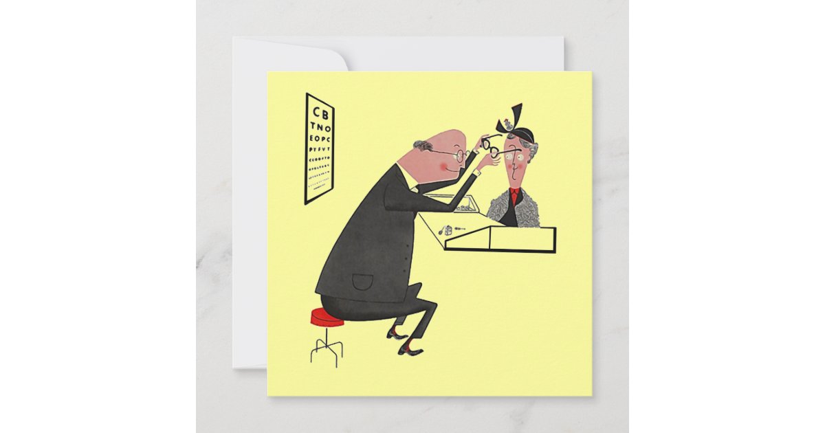 Retro Optometrist's Graduation Party Or Invitation | Zazzle