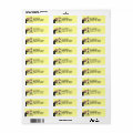 Retro Optometrists optical eye doc Labeling Labels | Zazzle
