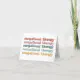 Retro OT Occupational Therapy Thank You Card | Zazzle