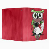 Retro Owl Binder | Zazzle