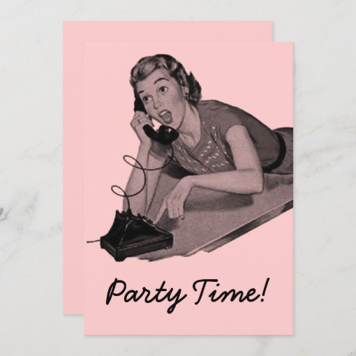 Retro Party Invitation | Zazzle