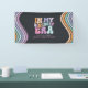 Retro pastel colourful modern birthday era banner | Zazzle