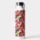 Retro Patriot Smiley Face Water Bottle | Zazzle