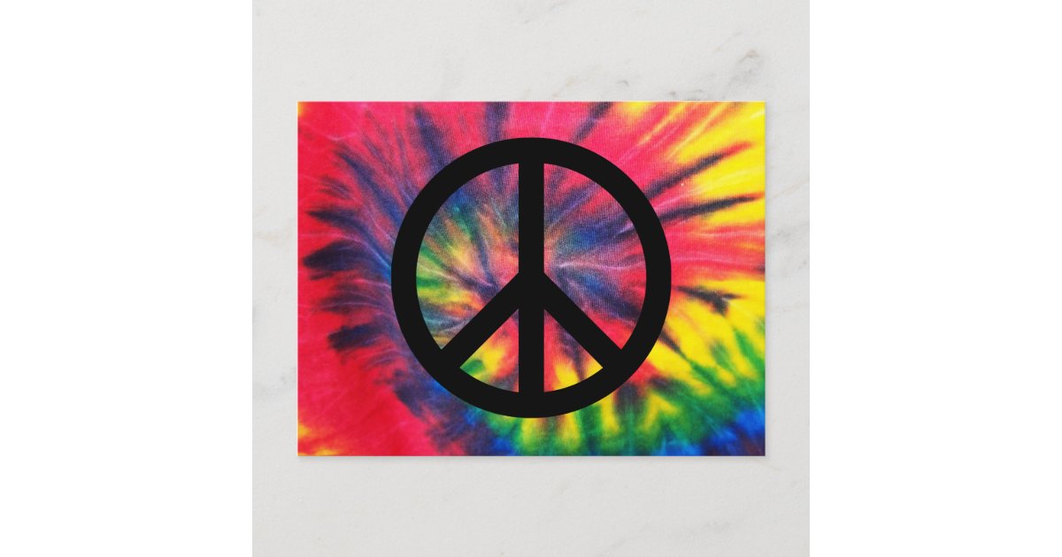 Retro Peace Postcard | Zazzle