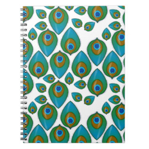 Peacock Notebooks & Journals | Zazzle