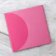 Retro Pink Half Circle Mid Century Modern Ceramic Tile | Zazzle