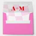 Retro Pink Red Vibrant Envelope | Zazzle