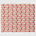 Retro Pink Santa Claus Christmas Wrapping Paper | Zazzle