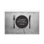 Retro Plate Logo for Chefs, Catering, Restaurants Business Card | Zazzle