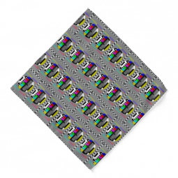 Retro PM5544 Television Test Pattern Bandana | Zazzle