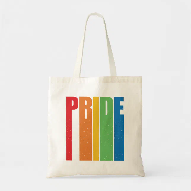 Retro Pride Rainbow Tote Bag | Zazzle