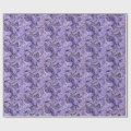 Retro Purple Paisley Pattern Wrapping Paper | Zazzle
