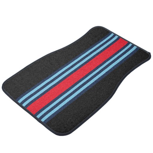 Retro Racing Stripes Car Floor Mat | Zazzle