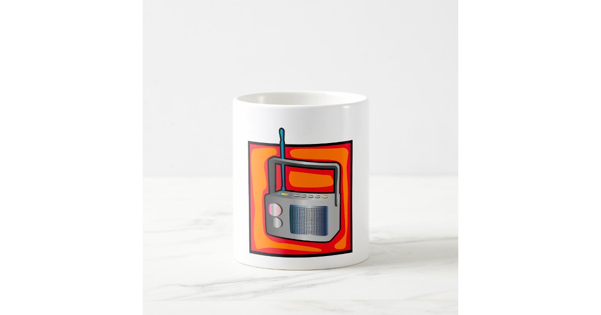 Retro Radio Coffee Mug | Zazzle