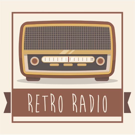 Retro Radio Sticker | Zazzle.com