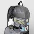 Retro Rainbow Peace Sign Personalized Name Port Authority® Backpack ...