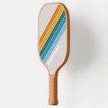 Retro Rainbow with Name Pickleball Paddle | Zazzle