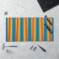 Retro Rainbows Desk Mat | Zazzle