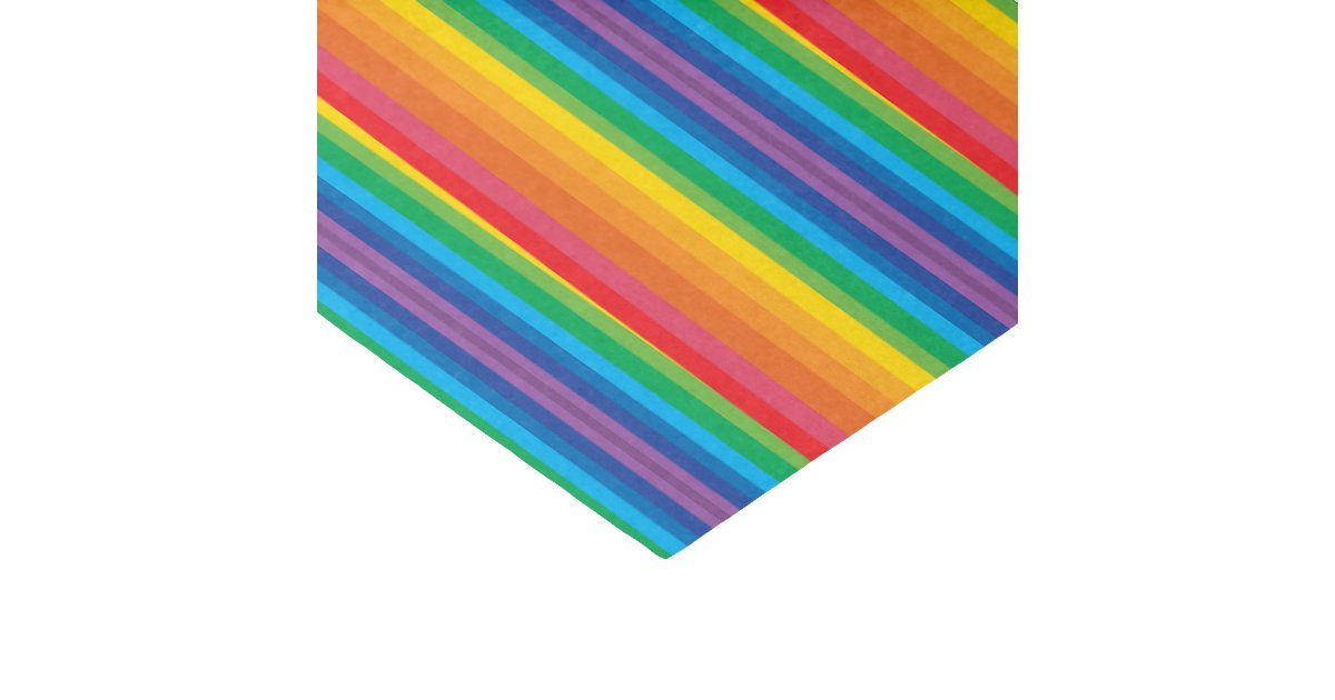 Retro Rainbows Tissue Paper | Zazzle