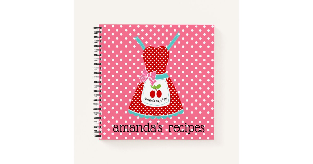 Retro Recipe Book | Zazzle