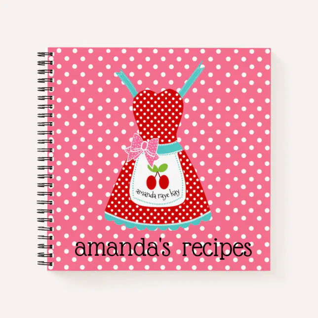 Retro Recipe Book | Zazzle