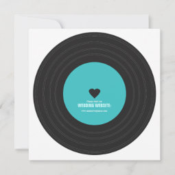 Retro Record Invitation | Zazzle