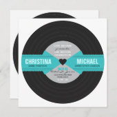 Retro Record Invitation | Zazzle