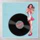 Retro Record Pin-up Girl Poster | Zazzle