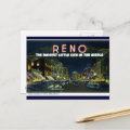 Retro Reno Postcard | Zazzle