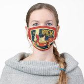 Retro Rock Music face mask | Zazzle
