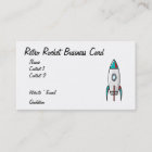 Outer Space Rocket Ship Business Card | Zazzle.com