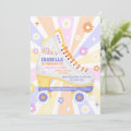 Retro Roller Disco Birthday Party Invitation | Zazzle