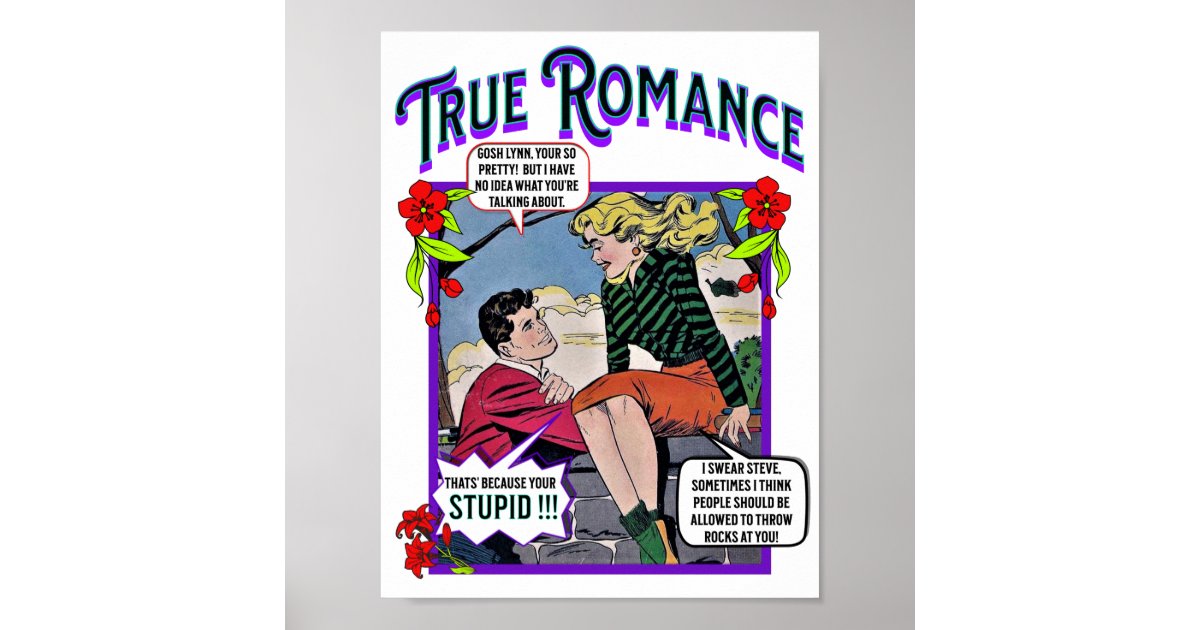 Retro Romance - True Romance - Poster | Zazzle