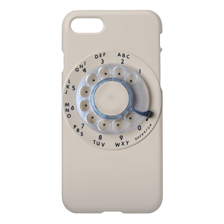 Retro Rotary Phone Dial iPhone Case | Zazzle
